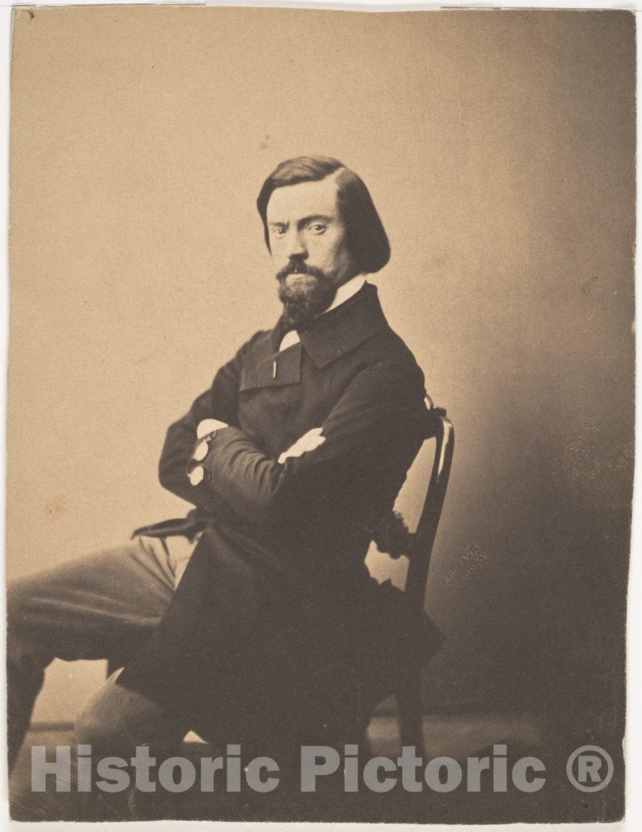Photo Print : Gustave Le Gray - Portrait de Pitre-Chevalier : Vintage ...