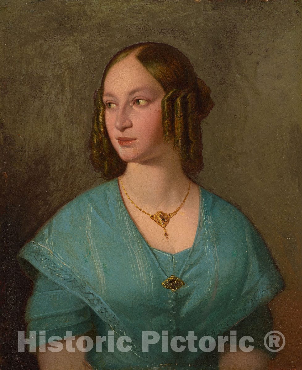 Art Print : Mrs. Daniel Embury (Emma Catherine Manley), c 1975, Vintag ...