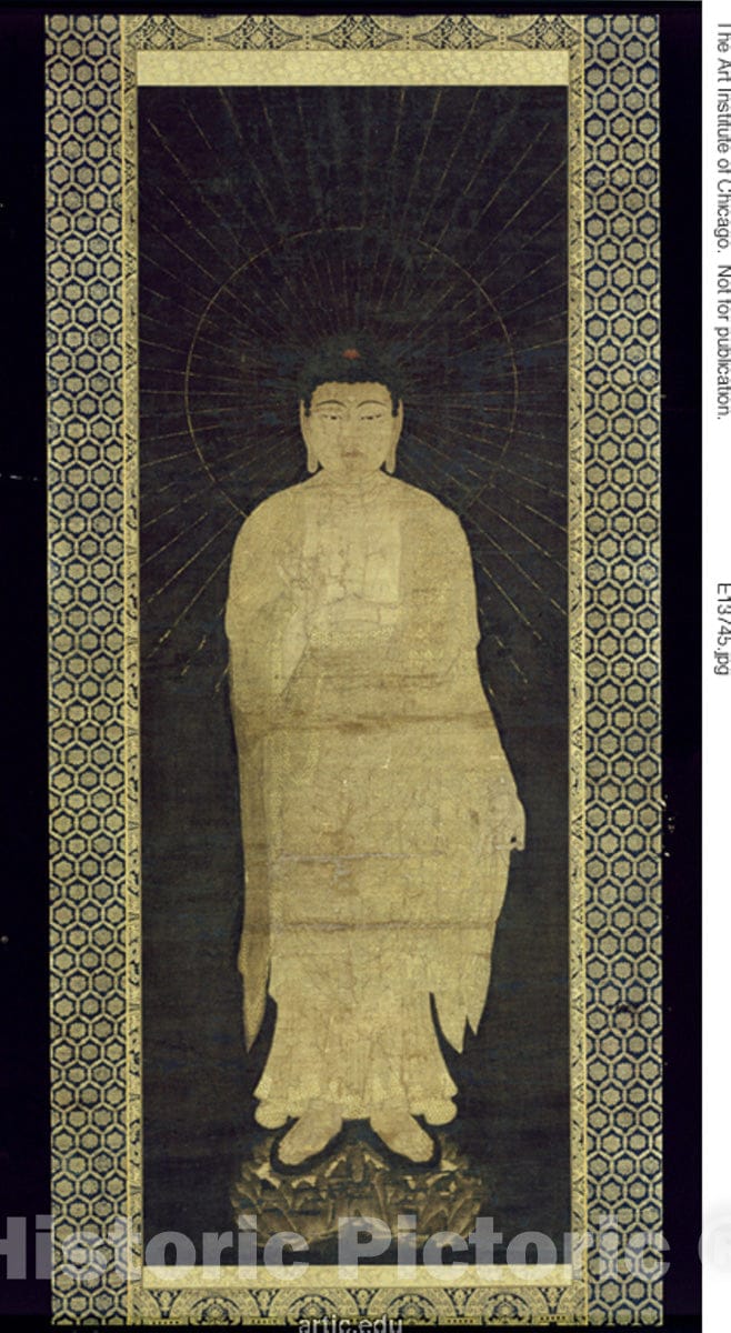 Art Print : The Amida, from the triptych Approach of the Amida Trinity ...