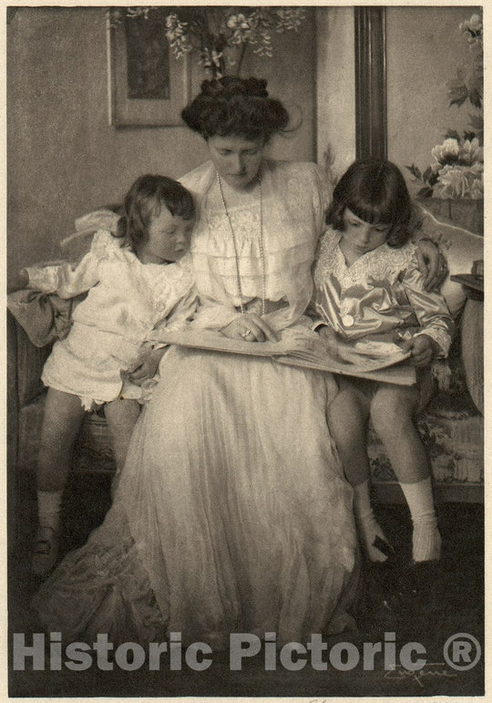 Frank Eugene - H.R.H. Princess Rupprecht with Prince Leopold and ...