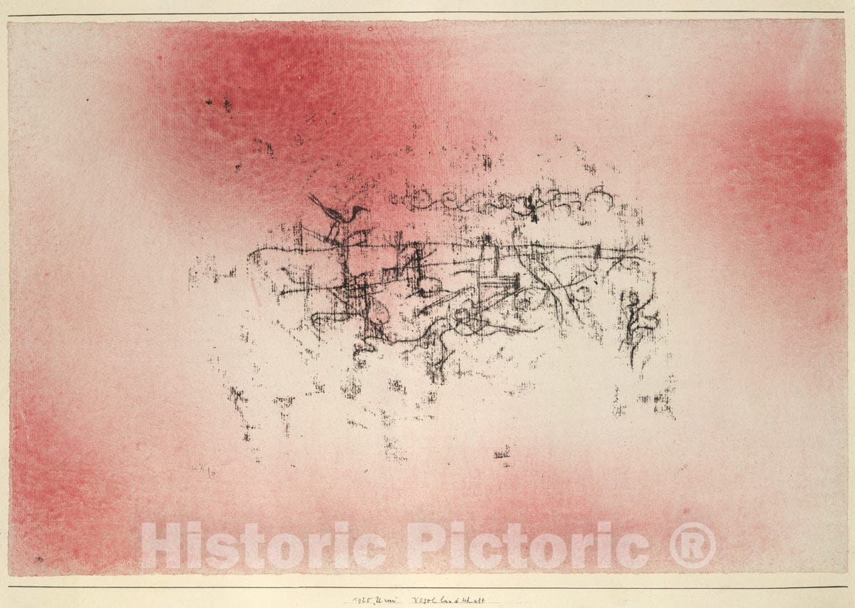 Paul Klee - Bird Landscape – Historic Pictoric