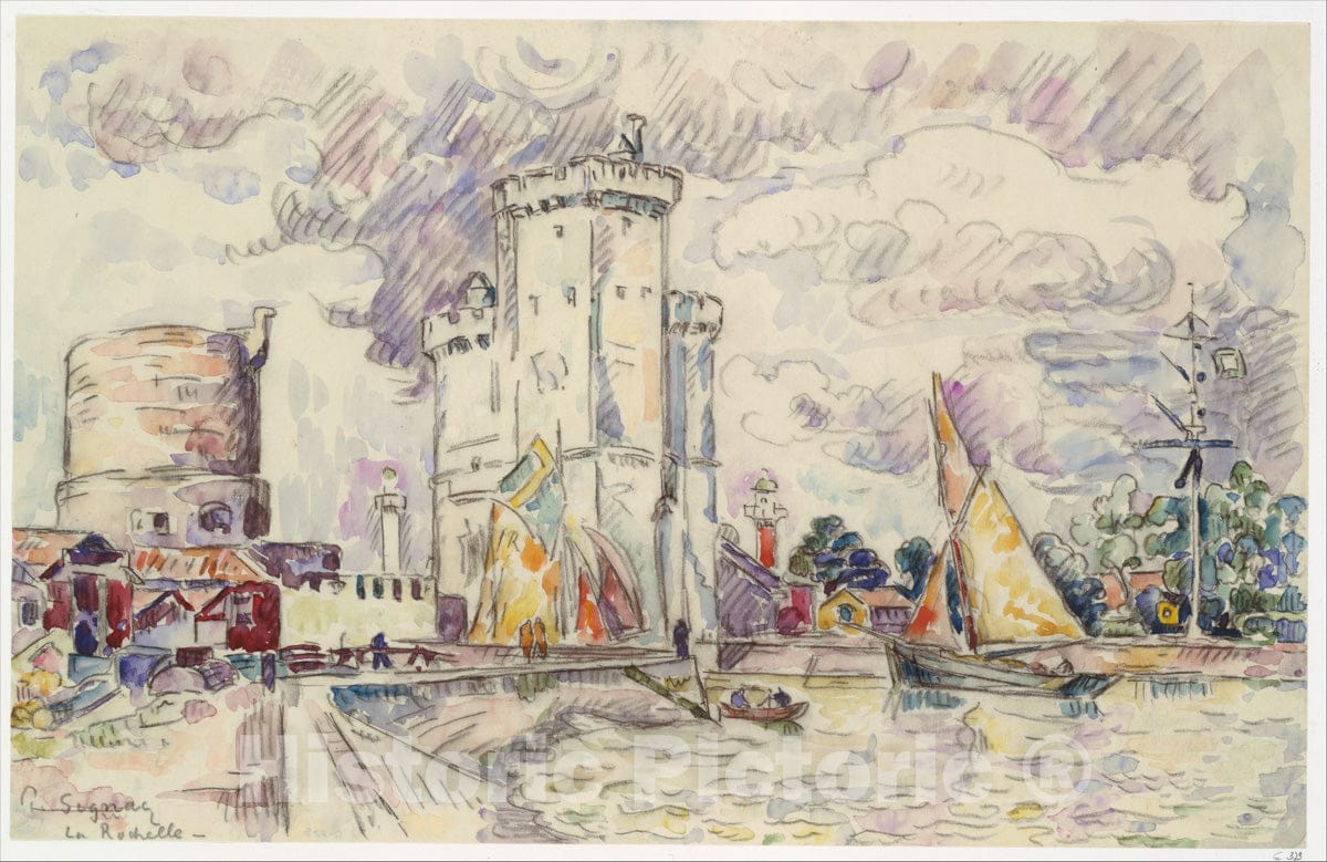 Paul Signac - La Rochelle 1 – Historic Pictoric