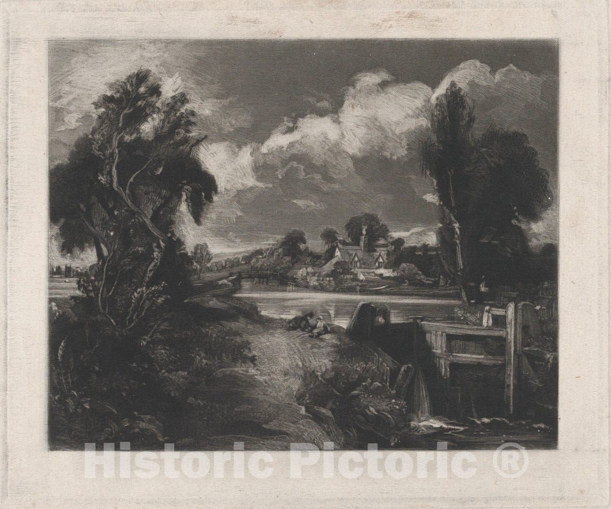 David Lucas - A Lock on The Stour 2 – Historic Pictoric