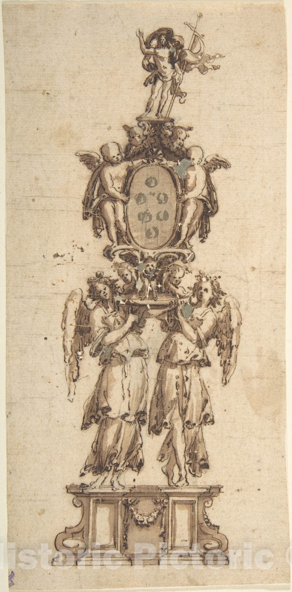 Design for a - Artist: Italian, 16th to Early 17th Century - Created ...