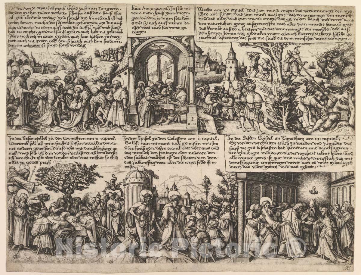 Daniel Hopfer - Different Scenes, from The Gospels and from Acta ...
