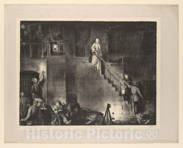 Art Print : George Bellows - Murder of Edith Cavell : Vintage Wall Art ...