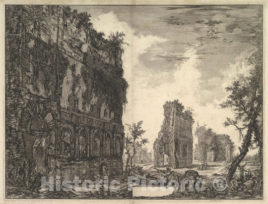 Hadrian's Villa: The Piazza D'oro - Artist: Giovanni Battista Piranesi ...