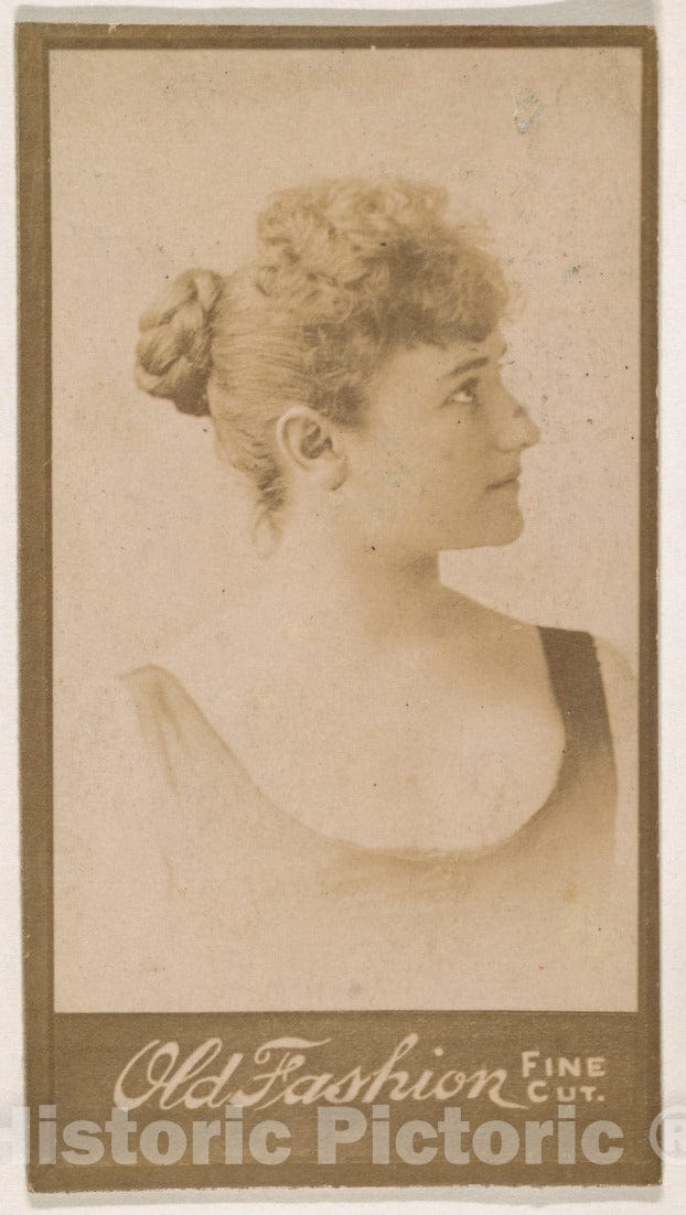 Photo Print : Portrait of Actress in Profile, from The Actresses Serie ...