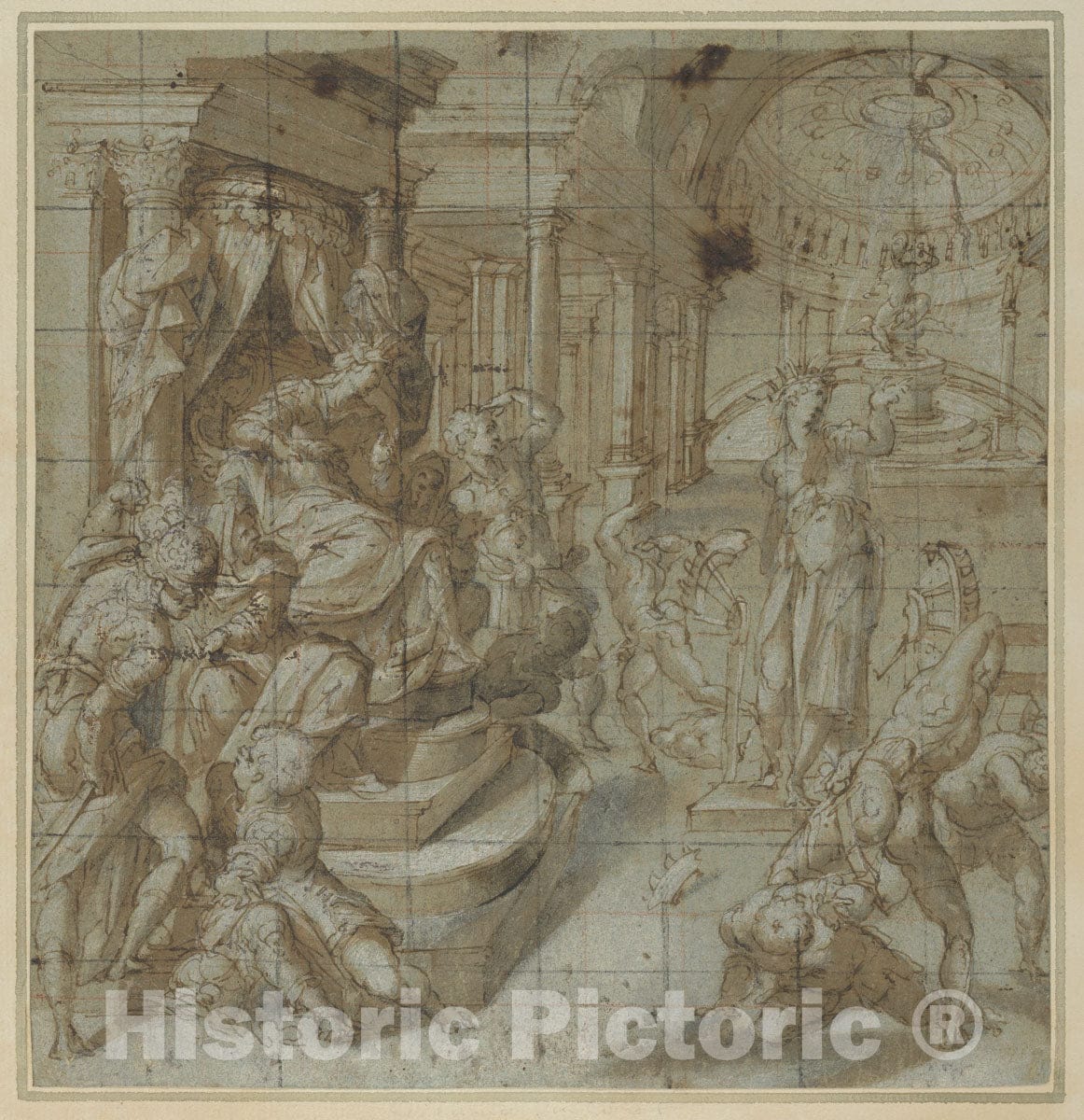 Art Print : Carlo Portelli - The Martyrdom of St. Catherine of Alexand ...
