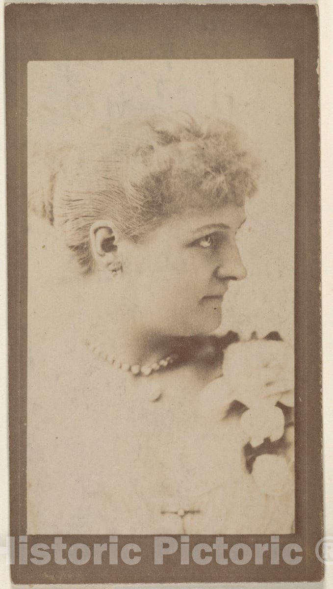 Photo Print : Portrait of Actress in Profile, from The Actresses Serie ...