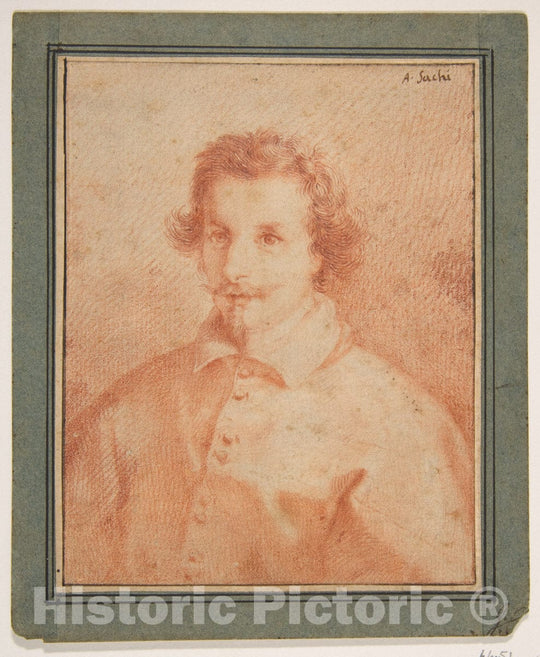 Art Print : Andrea Sacchi - Portrait of Cardinal Antonio Barberini The ...