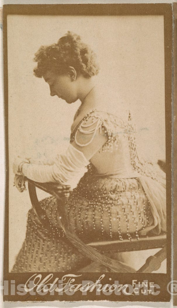 Photo Print : Portrait of Actress in Profile, from The Actresses Serie ...