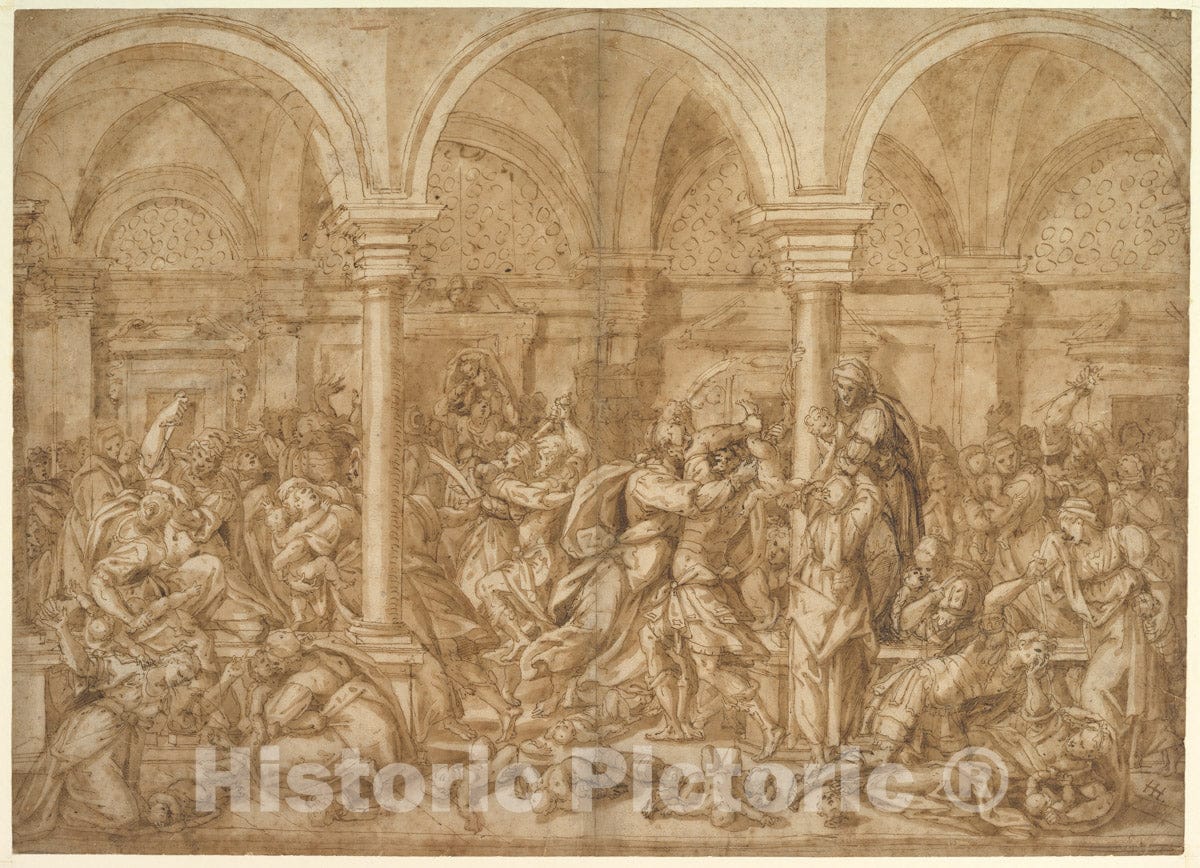 Art Print : Giovanni Battista Della Rovere - The Massacre of The Innoc ...