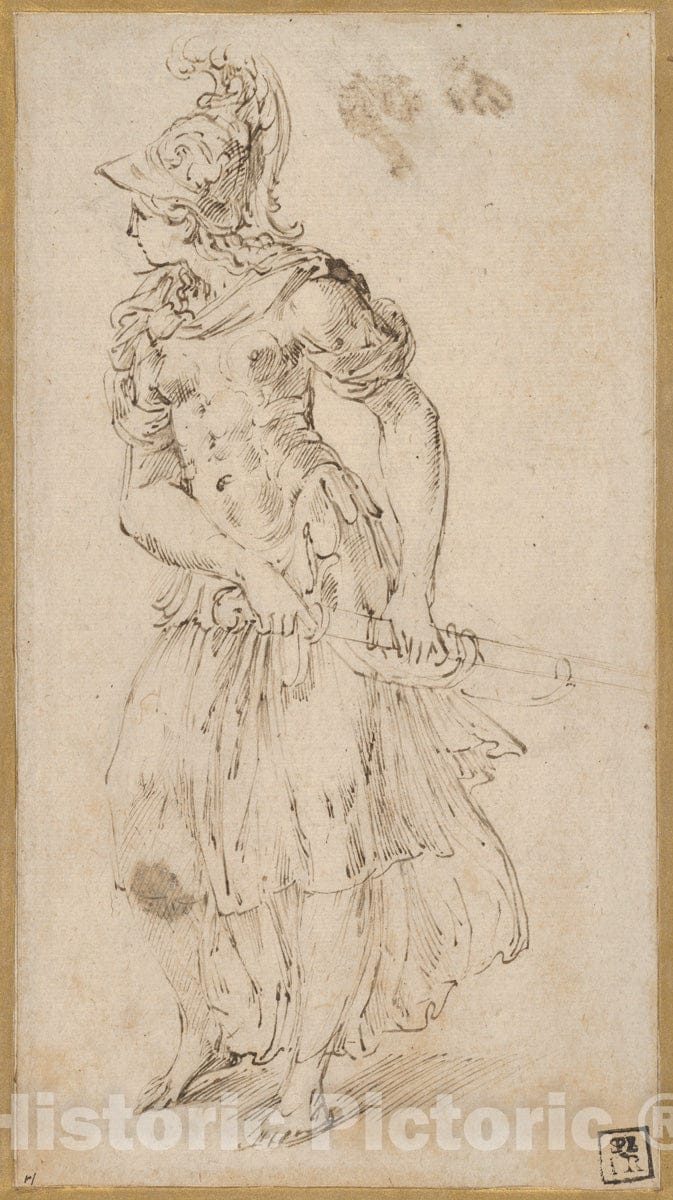 Art Print : Parmigianino (Girolamo Francesco Maria Mazzola) - Standing ...
