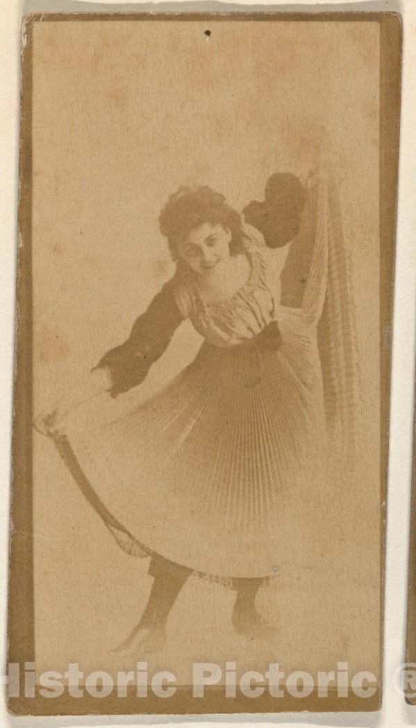 Photo Print : Bowing Actress, from The Actresses Series (N668 ...