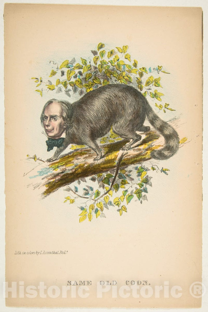 Art Print : Henry Louis Stephens - Same Old Coon (Henry Clay), from Th ...