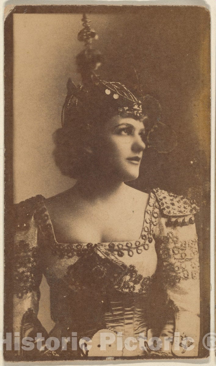 Photo Print : Actress Wearing Costume with Pointed hat, from The ...