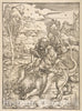 Art Print : Albrecht Dürer - Samson Rending The Lion 2 : Vintage Wall ...