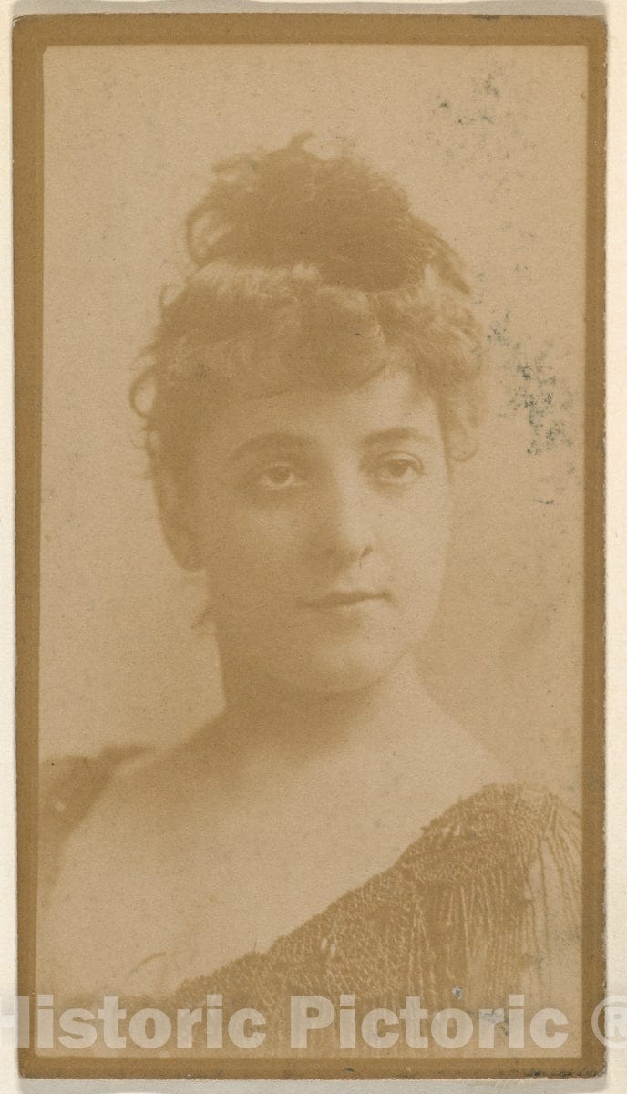 Photo Print : Portrait of Actress, from The Actresses Series (N668 ...