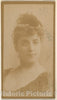 Photo Print : Portrait of Actress, from The Actresses Series (N668 ...