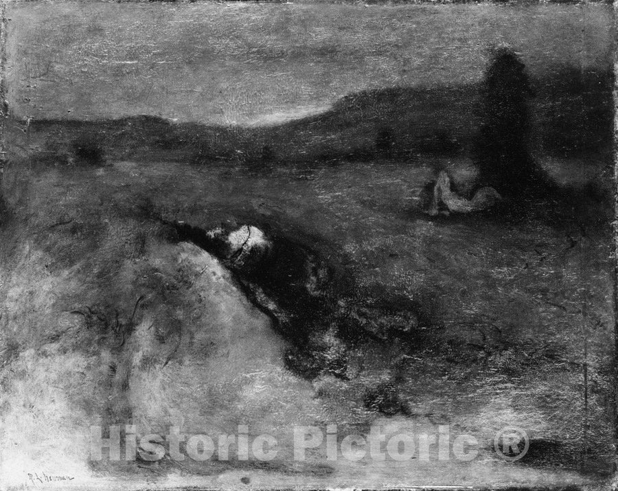 Robert Loftin Newman - Hagar and Ishmael – Historic Pictoric