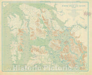 Historic Nautical Map - Sumner Strait And Vicinity, 1934 NOAA Chart ...
