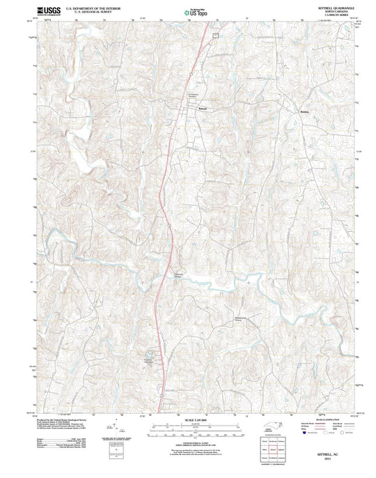 2011 Kittrell, NC - North Carolina - USGS Topographic Map – Historic ...