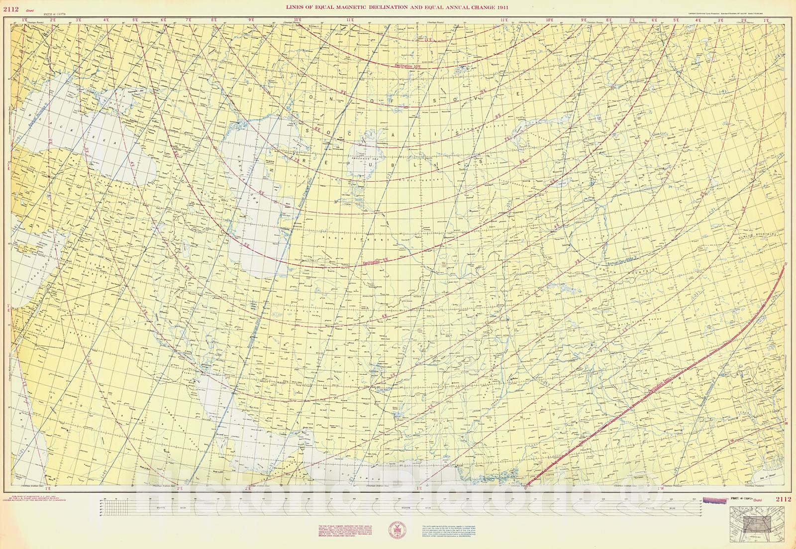 Historic Nautical Map - Iran, 1943 NOAA Magnetic Historic Nautical Map ...