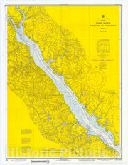 Historic Nautical Map - York River,Yorktowm To West Point, 1971 NOAA C ...
