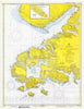 Historic Nautical Map - Gore Point To Anchor Point, 1973 NOAA Chart ...