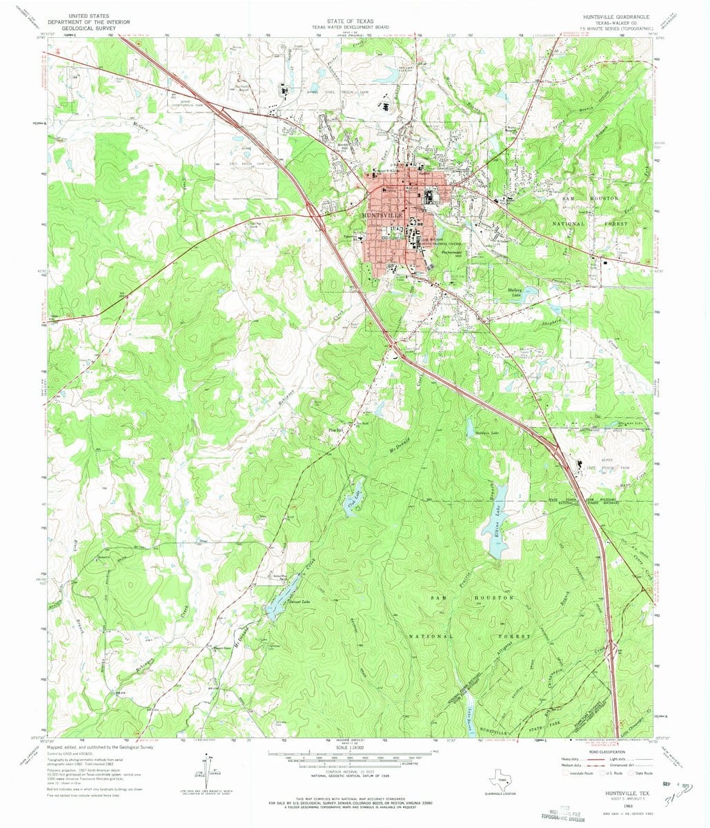 Huntsville Texas Map