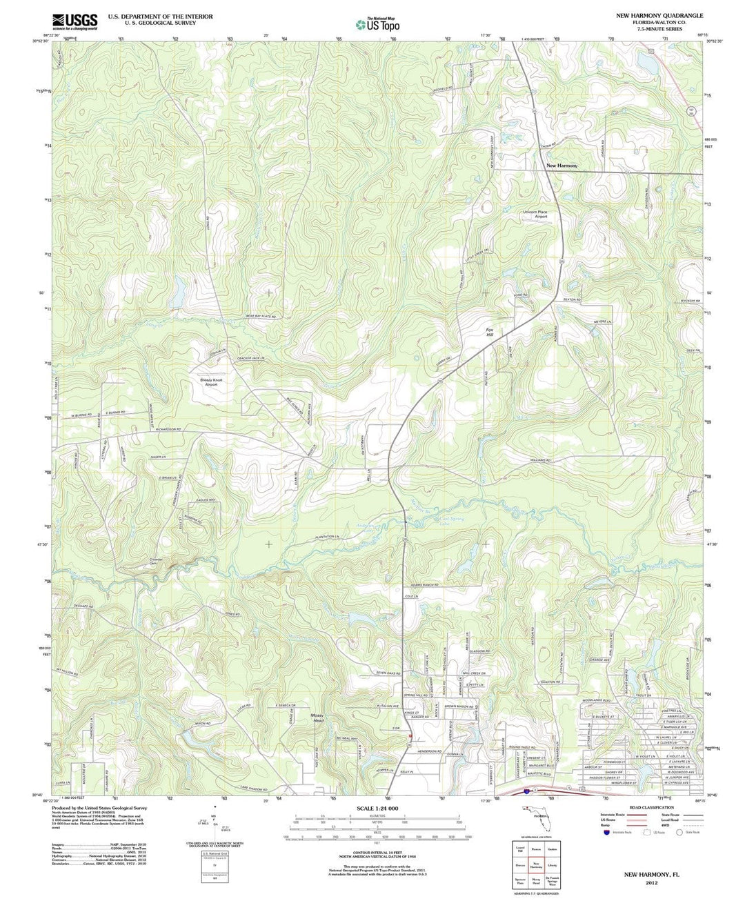 Usgs Topographic Map Florida