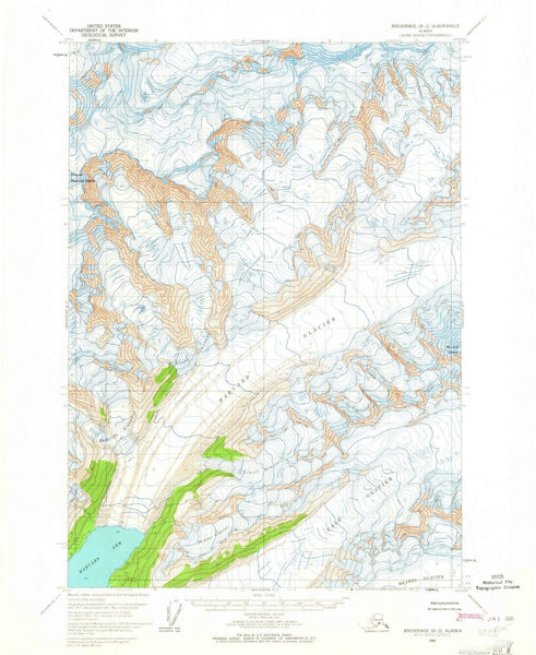 1960 Anchorage, AK - Alaska - USGS Topographic Map v9 - Historic Pictoric