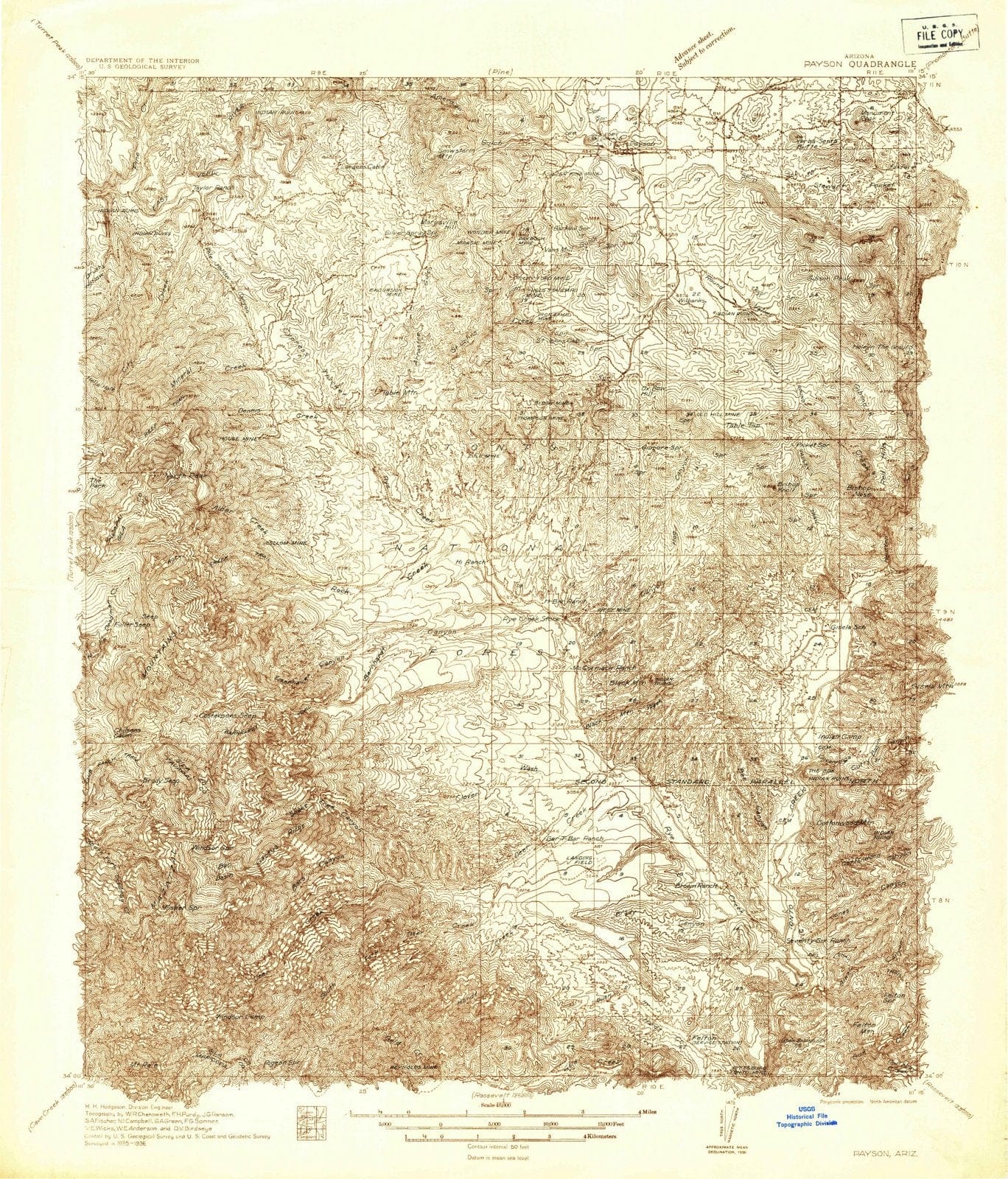 Payson Arizona Map