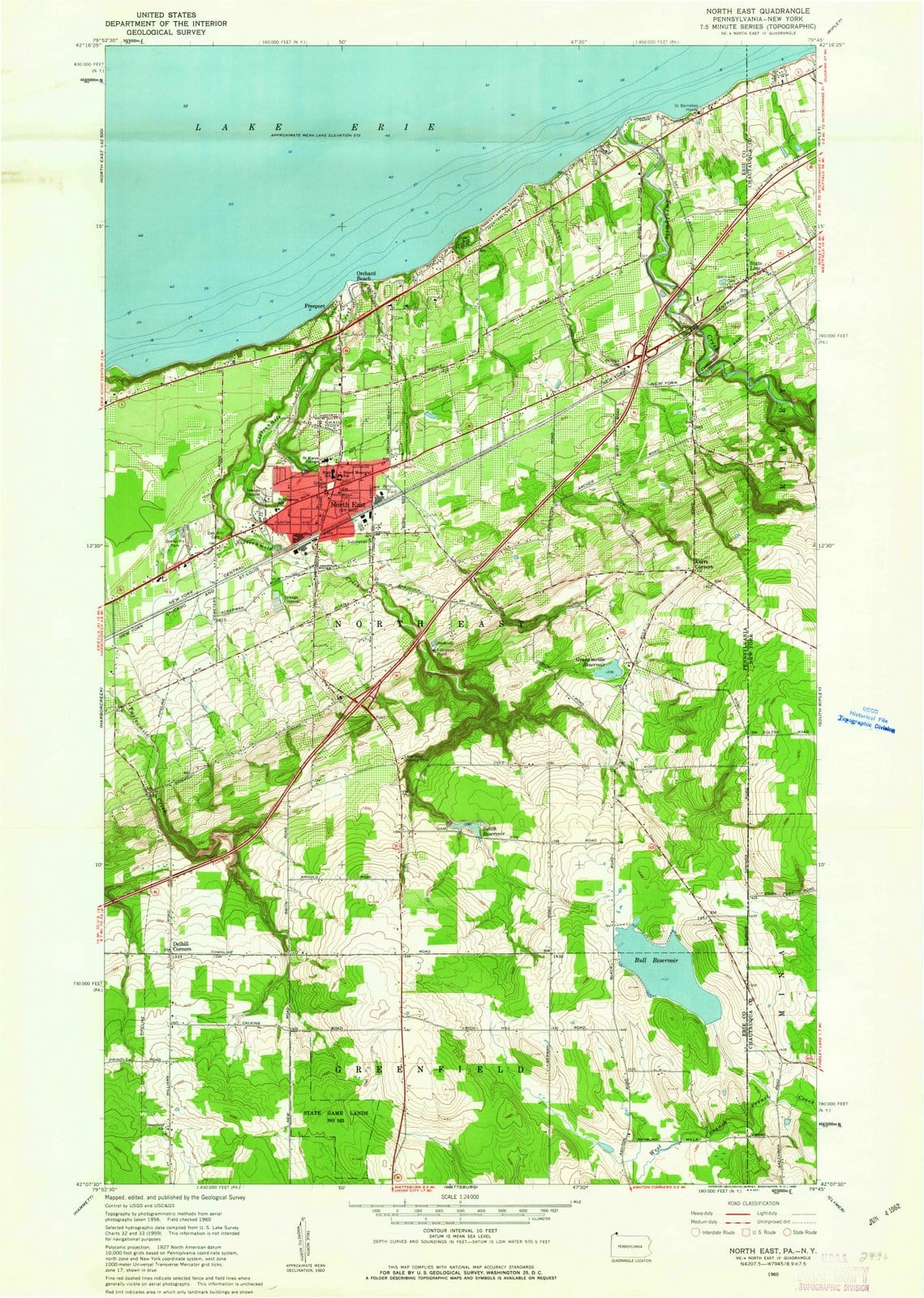 Contour Map Of Pennsylvania