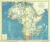 Historic Map : 1884 General Map of Africa : Vintage Wall Art - Historic ...