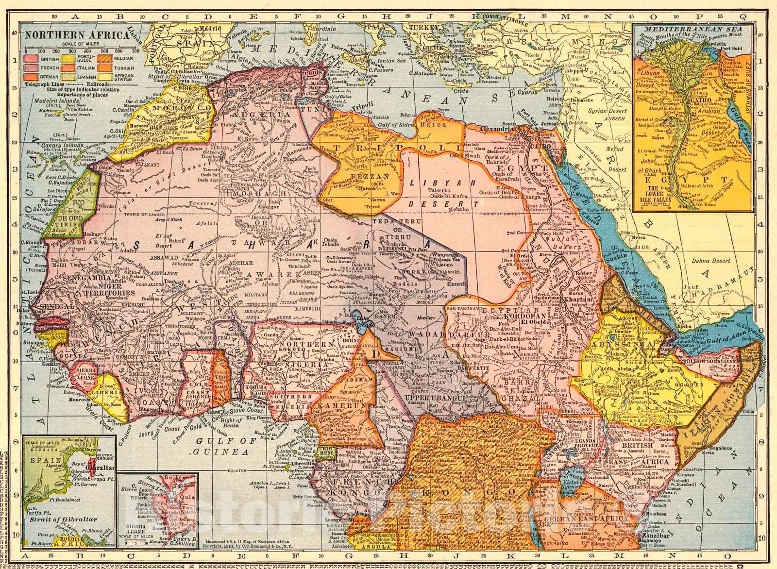 Northern Africa Map