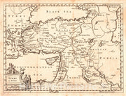 Historic Map : 1763 Turkey in Asia : Vintage Wall Art – Historic Pictoric