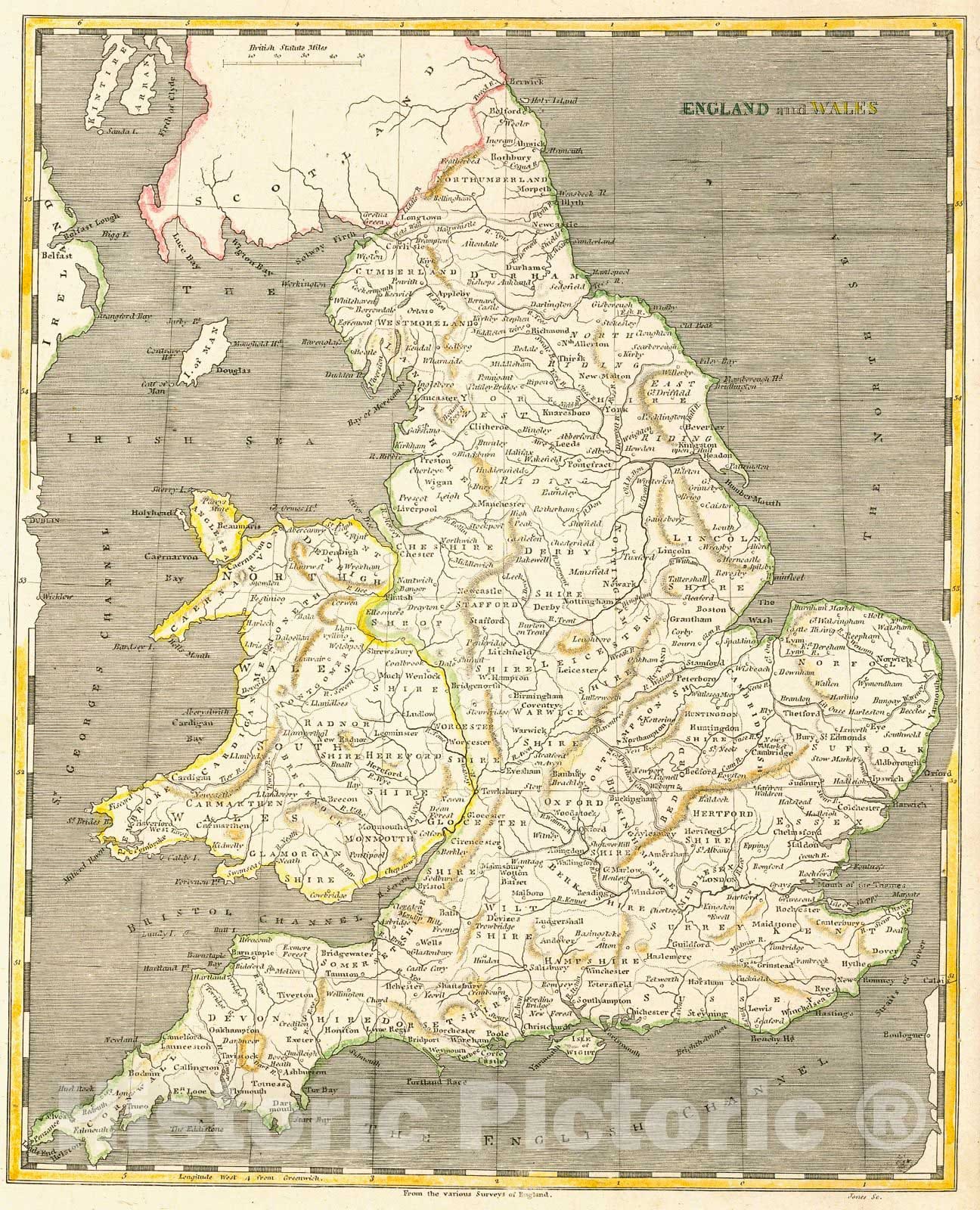Historical Maps Of England