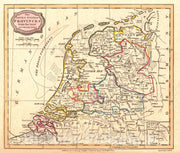 Historic Map : 1807 The Seven United Provinces from the best Authoriti ...