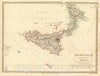Historic Map : 1830 Ancient Italy III, and Sicily : Vintage Wall Art ...