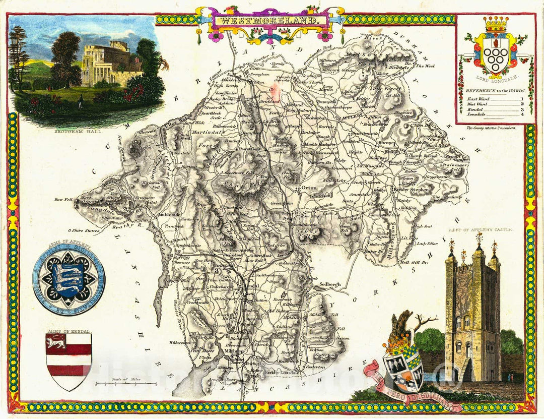 Historic Map : 1840 Westmoreland : Vintage Wall Art – Historic Pictoric
