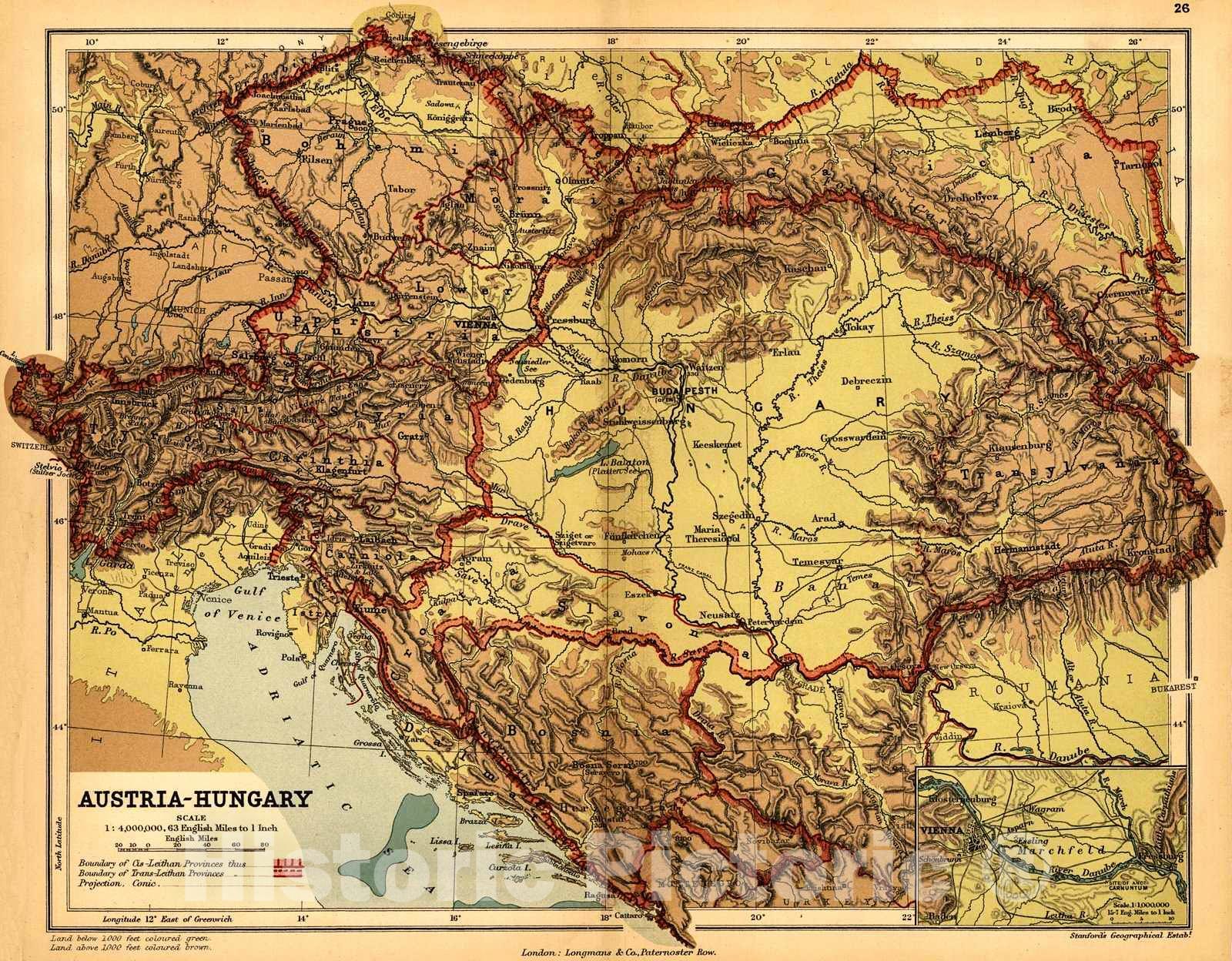 Austria Hungary Map