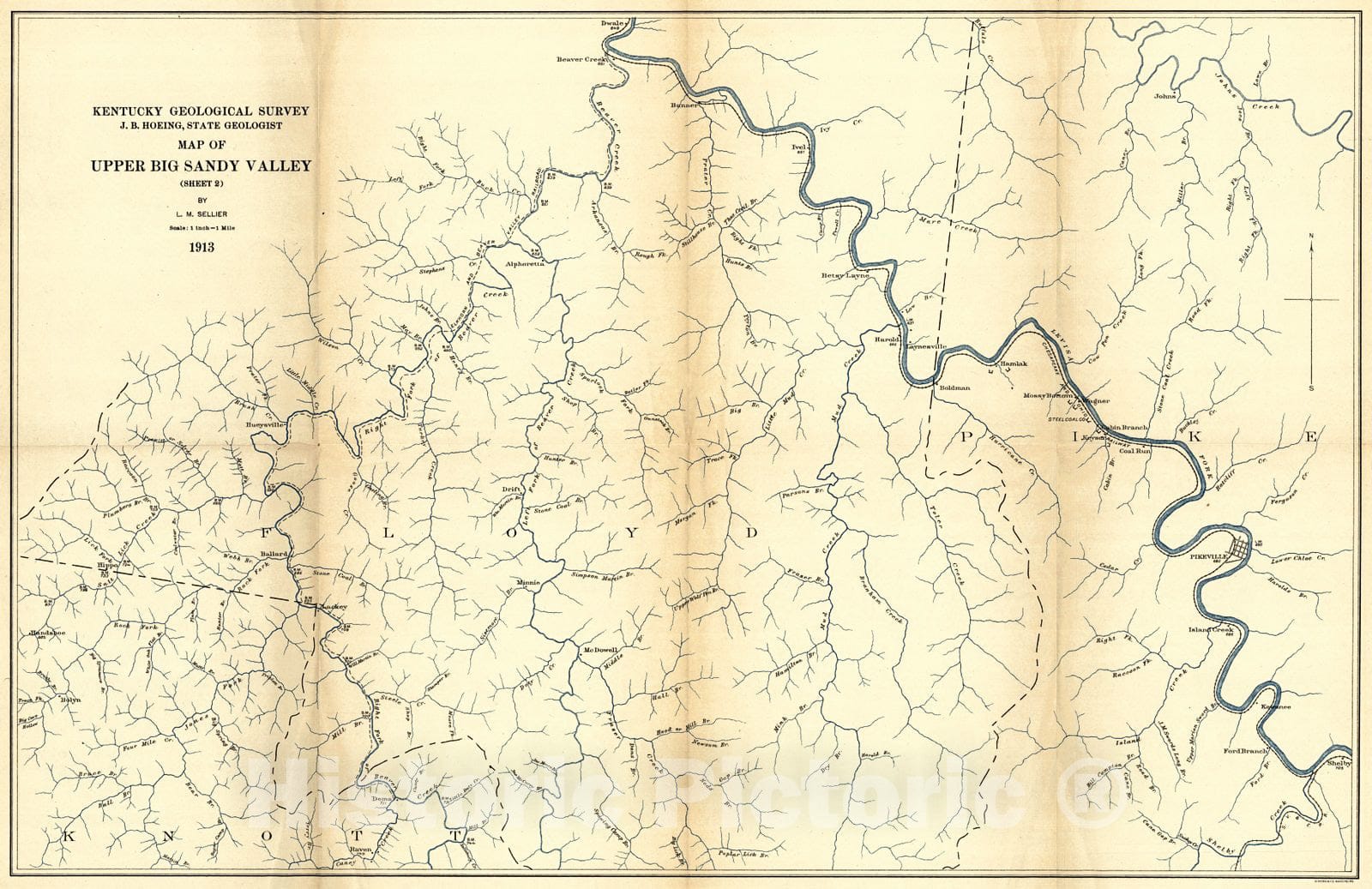 Historic Map : 1913 Sketch Map of a Portion of Rowan County : Vintage ...