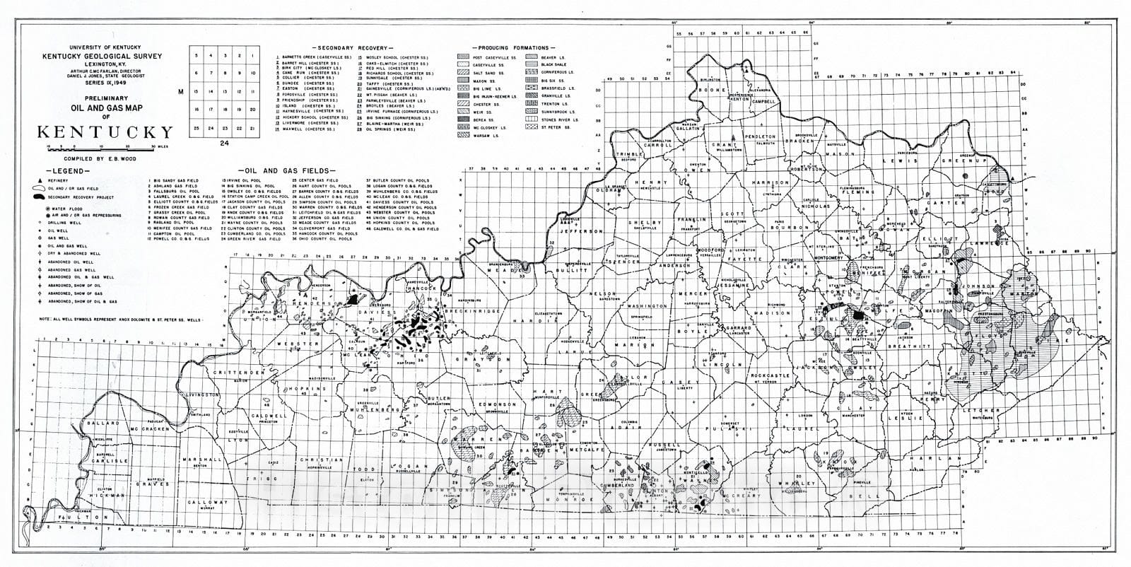 Kentucky Oil Formations