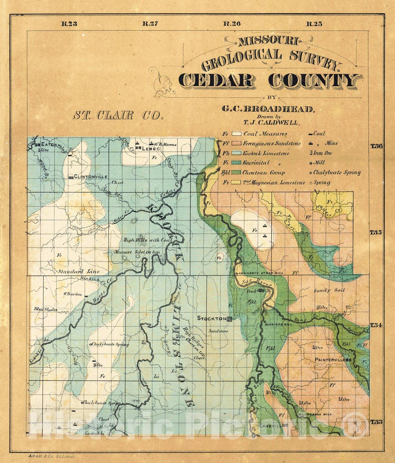 Historic Map : 1874 Cedar County : Vintage Wall Art – Historic Pictoric