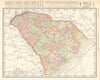 Historic Map : 1898 South Carolina : Vintage Wall Art - Historic Pictoric