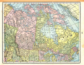 Historic Map : 1898 Dominion of Canada : Vintage Wall Art – Historic ...