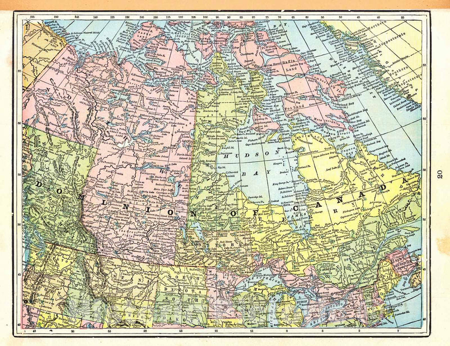 Historic Map : 1898 Dominion of Canada : Vintage Wall Art – Historic ...