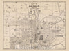 Historical Map, Map of The City of Beloit, Wisconsin, 1887, Vintage Wa ...